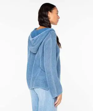 Roxy Relaxed Fit Hooded Tunic - Captains Blue Solid