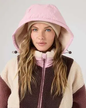 Roxy Half-zip Sherpa Anorak - Fog