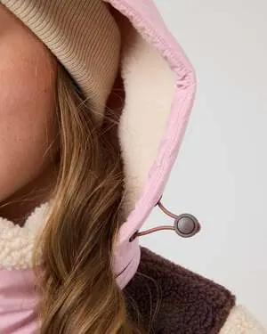 Roxy Half-zip Sherpa Anorak - Fog