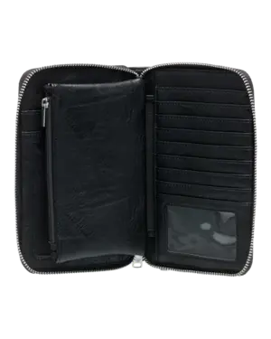 Roxy Back In Brooklyn Zip Around Wallet - Anthracite