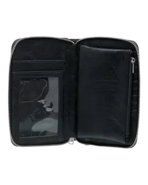 Roxy Back In Brooklyn Zip Around Wallet - Anthracite
