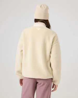 Roxy Axel Bonded Sherpa Jacket - Fog