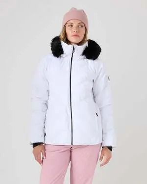 Roxy Snowdrift Jacket - White