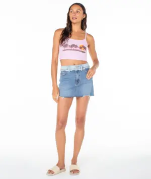 Roxy Sereia Denim Mini Skirt