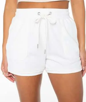 Roxy Relaxed Fit Shorts - Cloud Dancer Solid