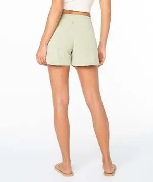 Roxy Relaxed Fit Shorts - Sage Solid