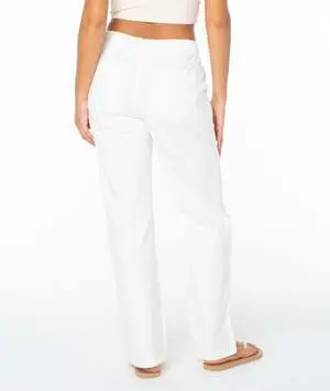 Roxy Twill Pant - Cloud Dancer Solid