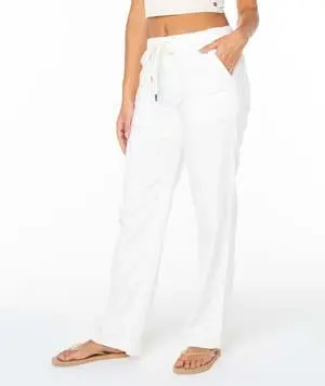 Roxy Twill Pant - Cloud Dancer Solid