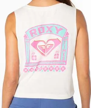 Roxy Wildflower Graphic Tank - Cloud Dancer Rickshaw