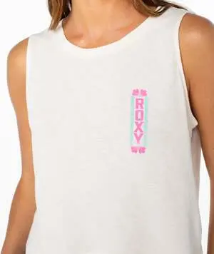 Roxy Wildflower Graphic Tank - Cloud Dancer Rickshaw