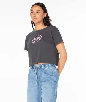 Roxy Saturn Classic Cropped Boxy Tee
