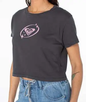 Roxy Saturn Classic Cropped Boxy Tee