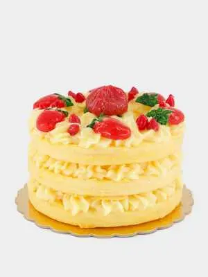 CERERIA INTRONA Triple Layer Cake Wax Candle - Multicolour