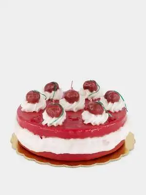 CERERIA INTRONA Cherry Cheesecake Wax Candle - Red