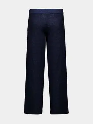 PIACENZA CASHMERE 1733 Silk And Linen Wide-leg Trousers