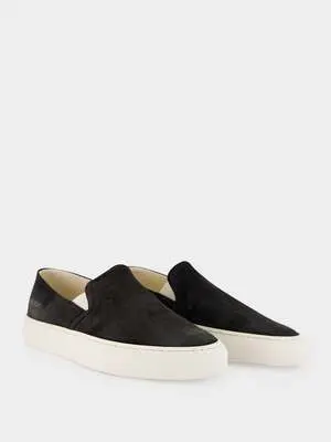 COMMON PROJECTS Minimal Slip-on Sneakers - Black