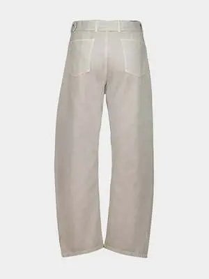 LEMAIRE Twisted Belted Trousers - Grey