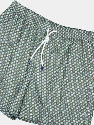 Fedeli Madeira Stars Swim Trunks - Green