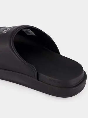 Y3 Logo Leather Slides