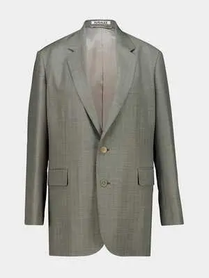 Auralee Bluefaced Wool Jacket - Grey