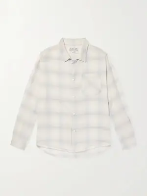 REMI RELIEF Viyella Checked Wool-blend Shirt