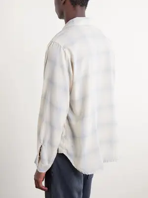 REMI RELIEF Viyella Checked Wool-blend Shirt