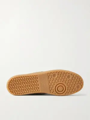 MAISON MARGIELA Replica Leather And Suede Sneakers - Gray