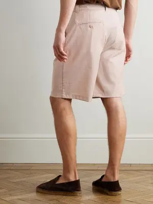 Frescobol Carioca Serano Pleated Wool Shorts