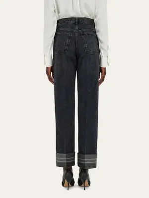 FERRAGAMO Turn-up Jeans