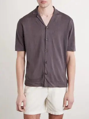 SLOWEAR Zanone Icelino Polo Shirt - Brown