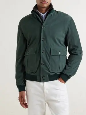 VALSTAR Valstarino Suede Jacket - Green
