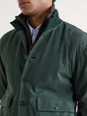 VALSTAR Valstarino Suede Jacket - Green