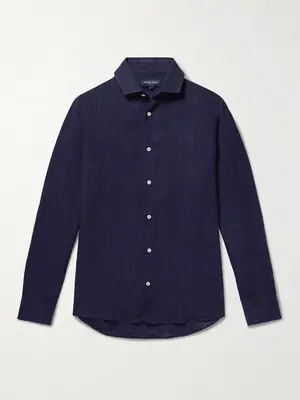 Frescobol Carioca Antonio Linen Shirt