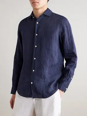 Frescobol Carioca Antonio Linen Shirt