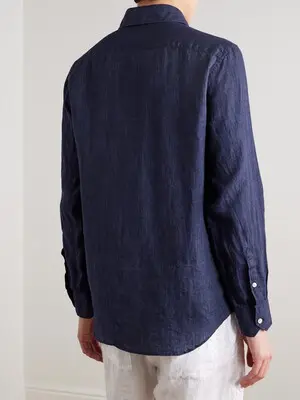 Frescobol Carioca Antonio Linen Shirt