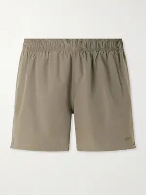 Nn07 Straight-leg Short-length Recycled-shell Swim Shorts - Green