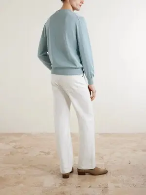 Canali Cotton Sweater - Blue
