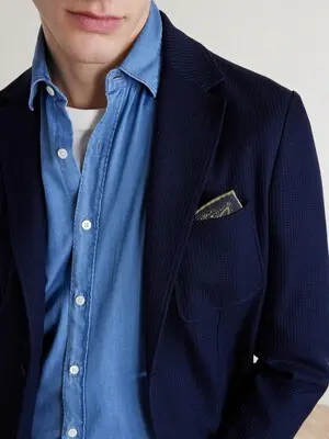 Canali Textured Cotton Blazer
