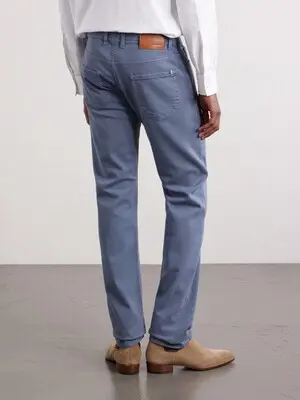 Canali Straight-leg Stretch Jeans - Blue