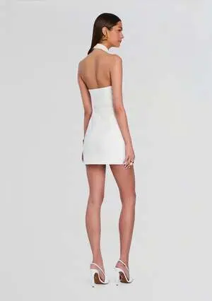 SANS FAFF Juniper Mini Dress - White