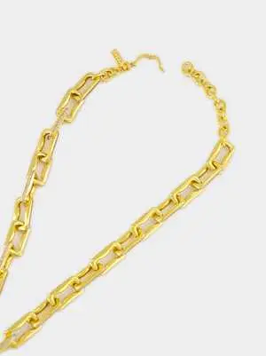 Begum Khan Gold-plated Mega Lobster Necklace