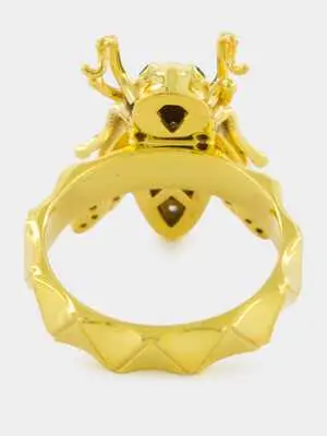 Begum Khan Plated Baby Bee Pinky Ring