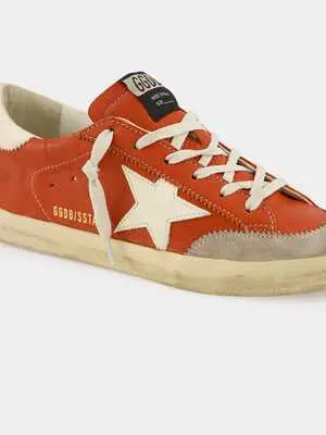 GOLDEN GOOSE Superstar Sneakers With Suede Heel