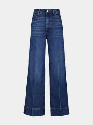 FRAME Headliner Slice Flare Denim Jeans - Blue