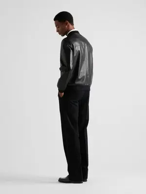 Prada Nappa Leather Bomber Jacket