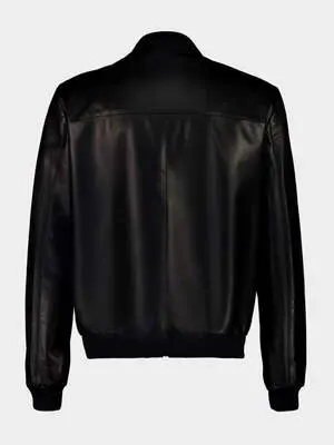 Prada Nappa Leather Bomber Jacket