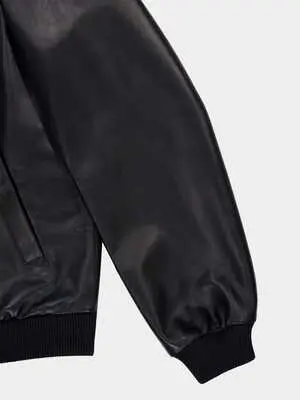 Prada Nappa Leather Bomber Jacket