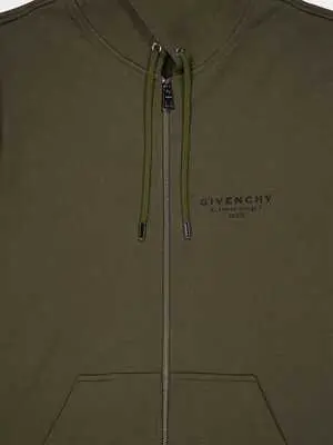 Givenchy Zipped Fleece Sweatshirt