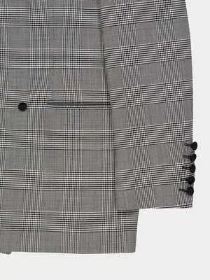 Balmain Oversized Prince Of Wales Jacquard Jacket