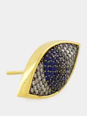 Begum Khan Gold-plated Nazar Mini Stud Earrings